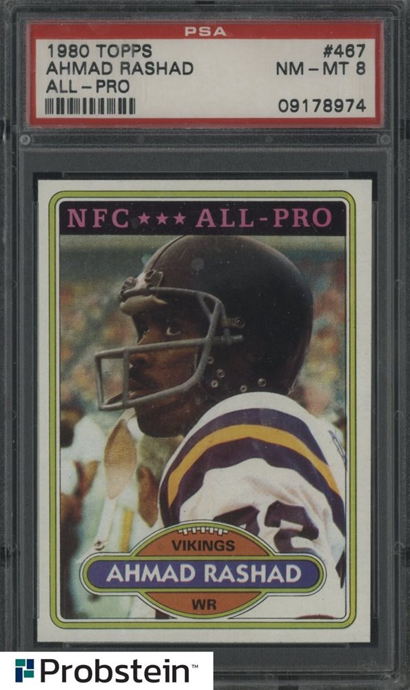 Auction Prices Realized Football Cards 1980 TOPPS Ahmad Rashad