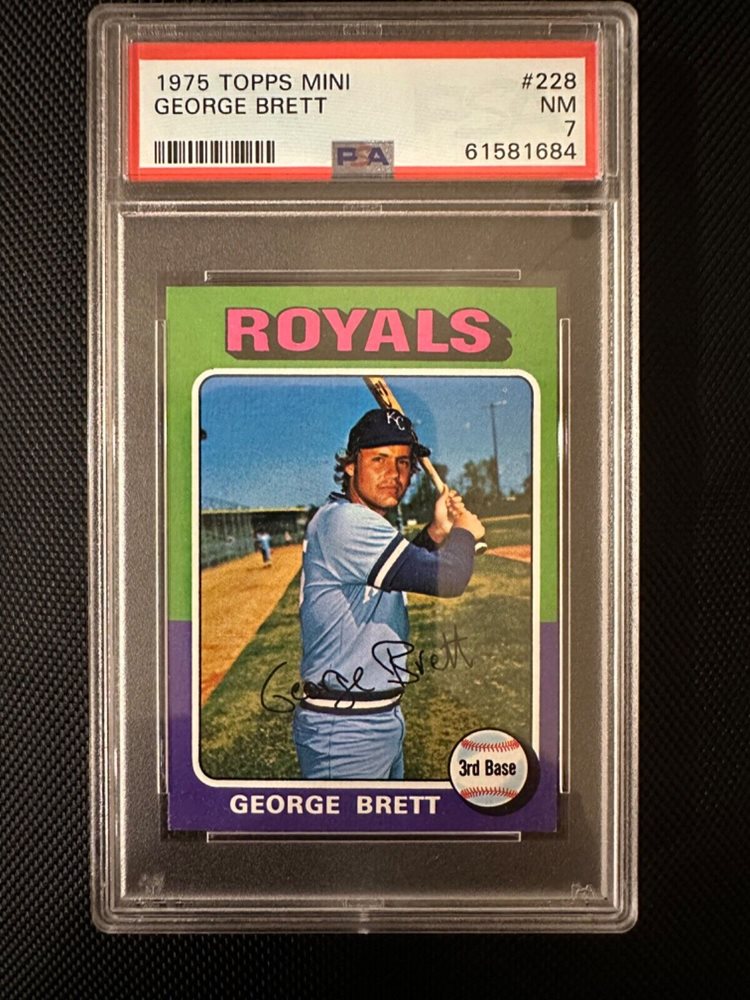 Auction Prices Realized Baseball Cards 1975 Topps Mini George Brett