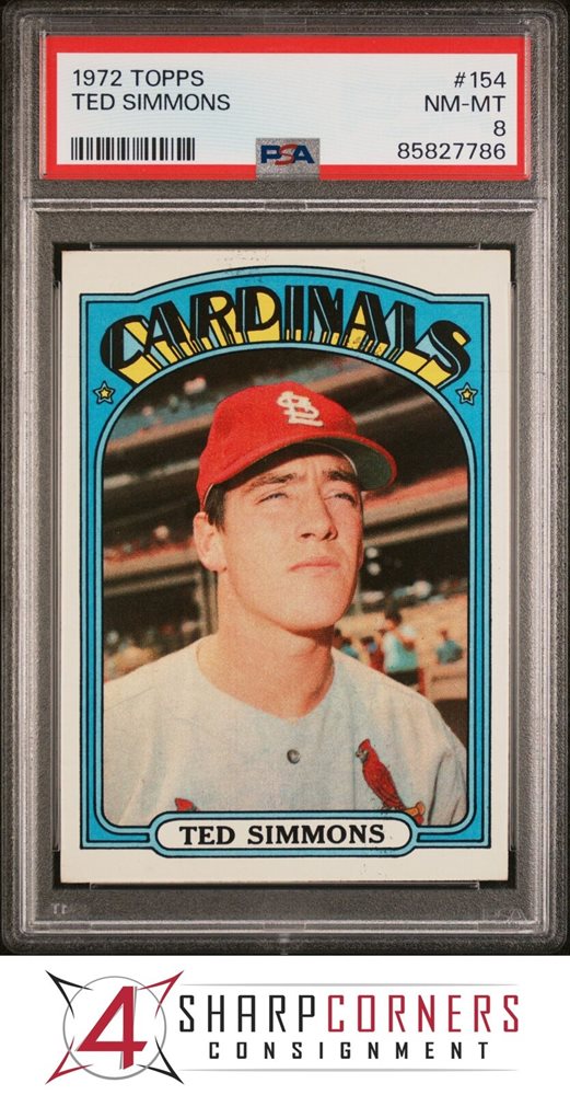 Auction Prices Realized Baseball Cards 1972 TOPPS Ted Simmons