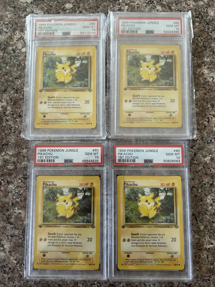 Auction Prices Realized Tcg Cards 1999 POKEMON JUNGLE Pikachu