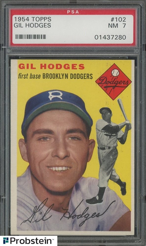 Auction Prices Realized Baseball Cards 1954 Topps Gil Hodges