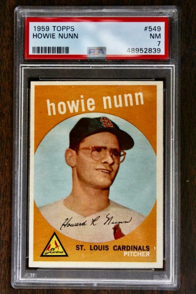 Auction Prices Realized Baseball Cards 1959 TOPPS Howie Nunn