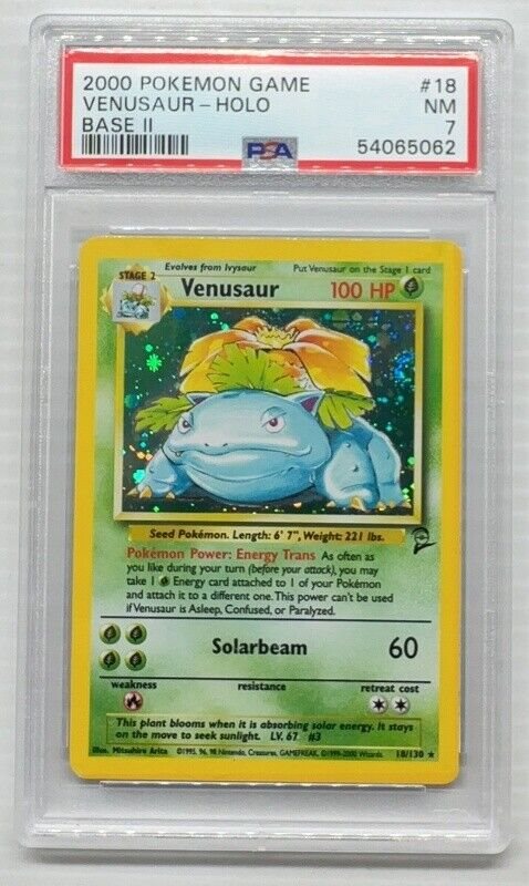 Auction Prices Realized Tcg Cards 2000 Pokemon Game Base Ii Venusaur-Holo