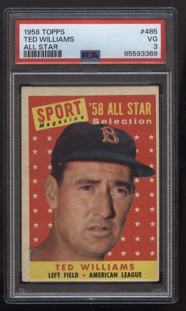 Auction Prices Realized Baseball Cards 1958 Topps Ted Williams
