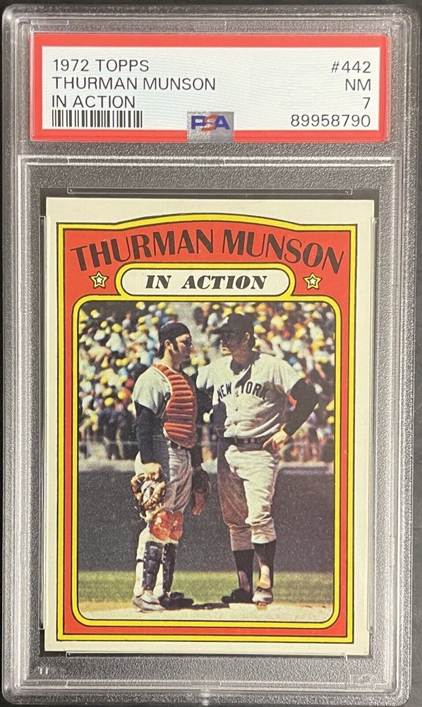 Auction Prices Realized Baseball Cards 1972 TOPPS Thurman Munson