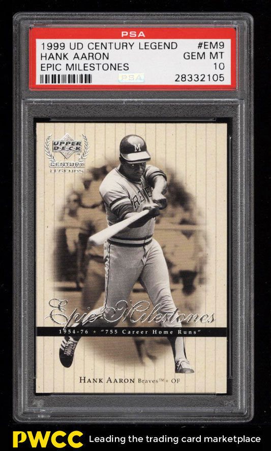 Auction Prices Realized Baseball Cards 1999 UPPER DECK CENTURY LEGENDS ...