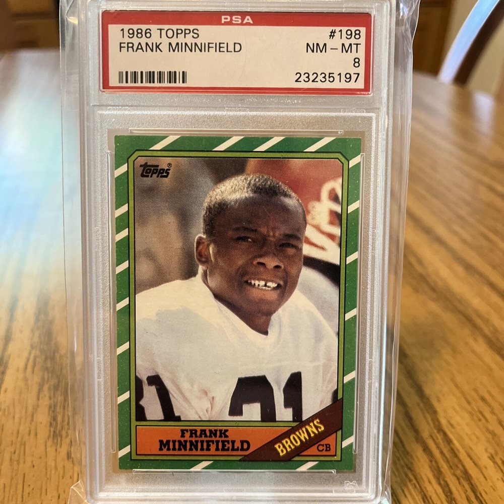 Auction Prices Realized Football Cards 1986 TOPPS Frank Minnifield