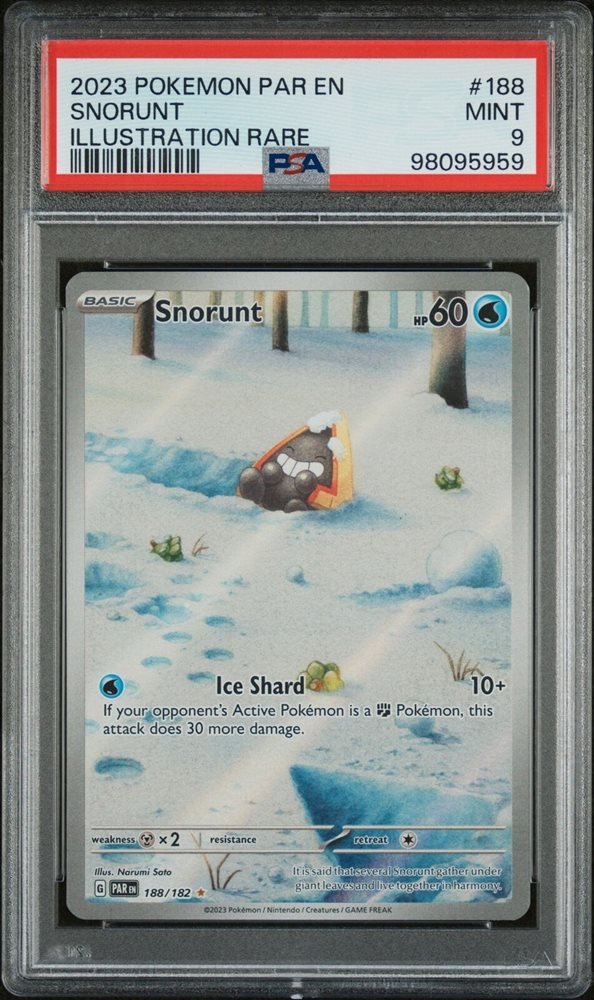 Auction Prices Realized Tcg Cards 2023 Pokemon Par En-Paradox Rift Snorunt