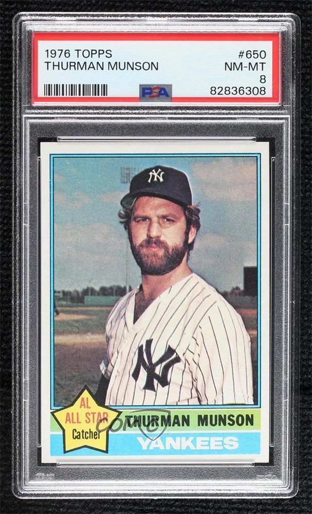 Auction Prices Realized Baseball Cards 1976 Topps Thurman Munson