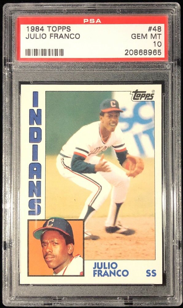 Auction Prices Realized Baseball Cards 1984 TOPPS Julio Franco