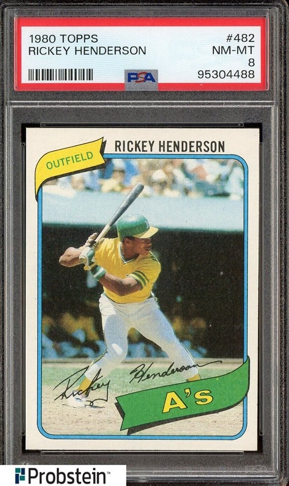 Auction Prices Realized Baseball Cards 1980 Topps Rickey Henderson