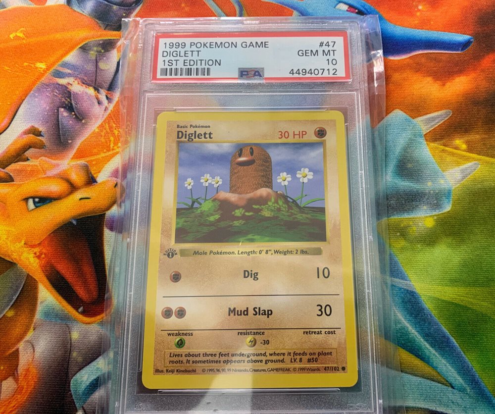 Auction Prices Realized Tcg Cards 1999 Pokemon Game Diglett 1st Edition