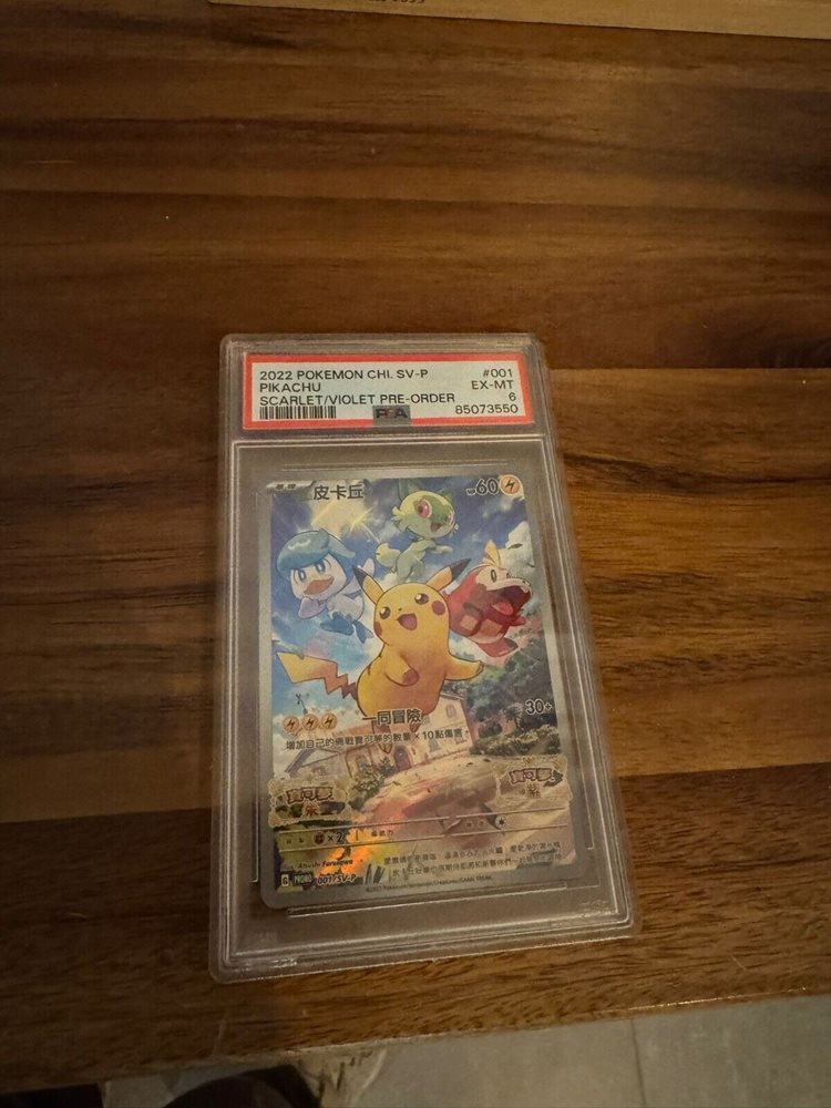 Auction Prices Realized Tcg Cards 2022 POKEMON CHINESE SV PROMO Pikachu