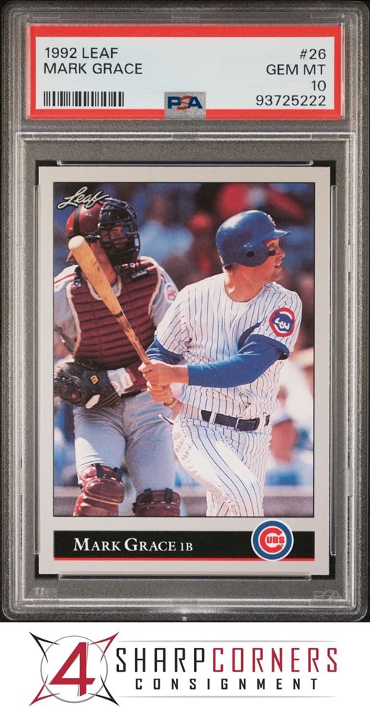 Auction Prices Realized Baseball Cards 1992 Leaf Mark Grace