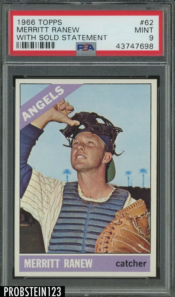 Auction Prices Realized Baseball Cards 1966 TOPPS Merritt Ranew