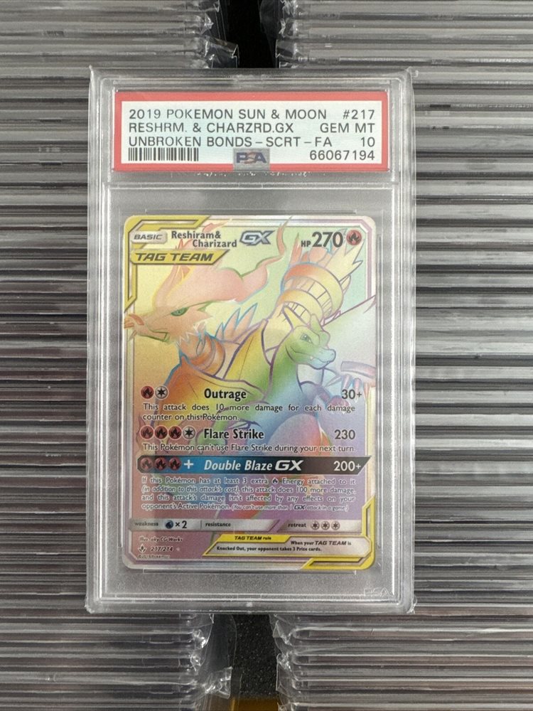 Auction Prices Realized Tcg Cards 2019 Pokemon Sun & Moon Unbroken Bonds Full Art / Reshiram ...