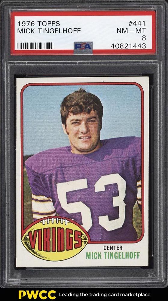 Auction Prices Realized Football Cards 1976 TOPPS Mick Tingelhoff