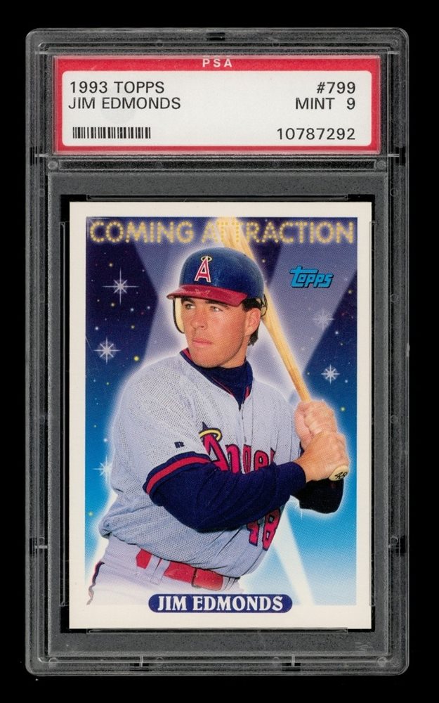 Auction Prices Realized Baseball Cards 1993 TOPPS Jim Edmonds