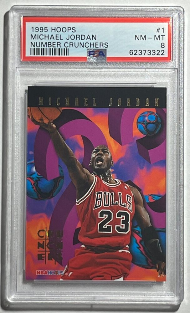 Auction Prices Realized Basketball Cards 1995 HOOPS NUMBER CRUNCHERS Michael Jordan