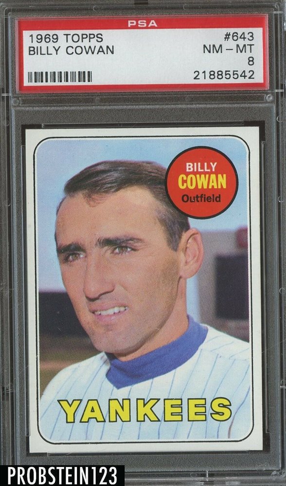 Auction Prices Realized Baseball Cards 1969 Topps Billy Cowan