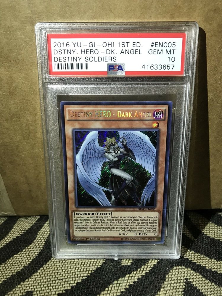 Auction Prices Realized Tcg Cards 2016 YU-GI-OH! DESTINY SOLDIERS Destiny Hero-Dark Angel