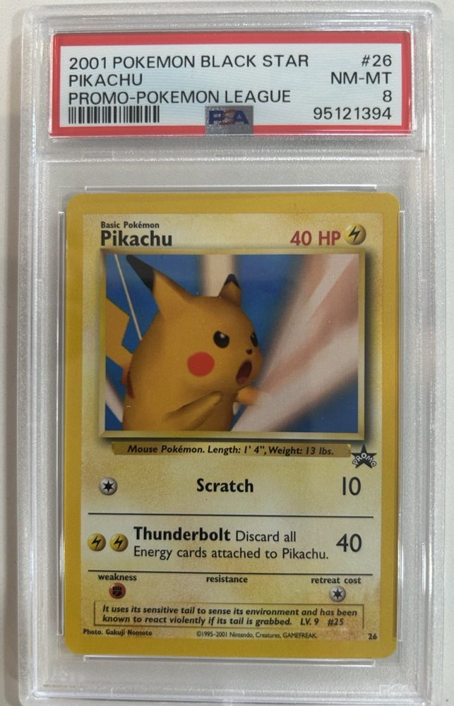 eBay Auction Item 205878862430 Tcg Cards 2001 Pokemon Promo Black Star