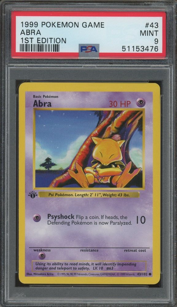 Abra Pokemon Card