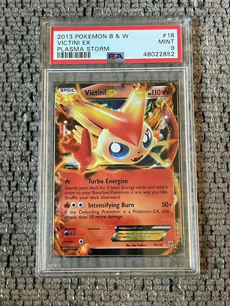 Pokemon Victini Card Ex