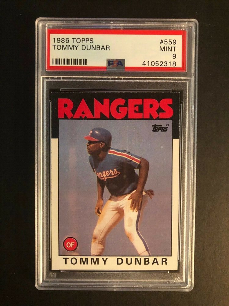 Auction Prices Realized Baseball Cards 1986 Topps Tommy Dunbar