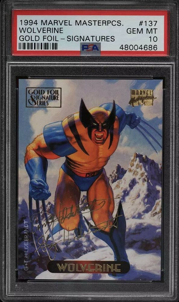 Auction Prices Realized Non-Sport Cards 1994 MARVEL MASTERPIECES Wolverine