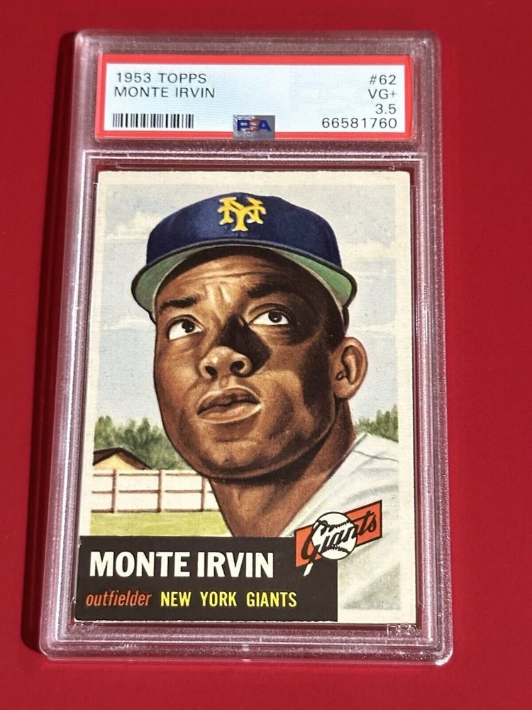Auction Prices Realized Baseball Cards 1953 Topps Monte Irvin