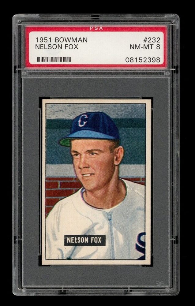 Auction Prices Realized Baseball Cards 1951 BOWMAN Nelson Fox