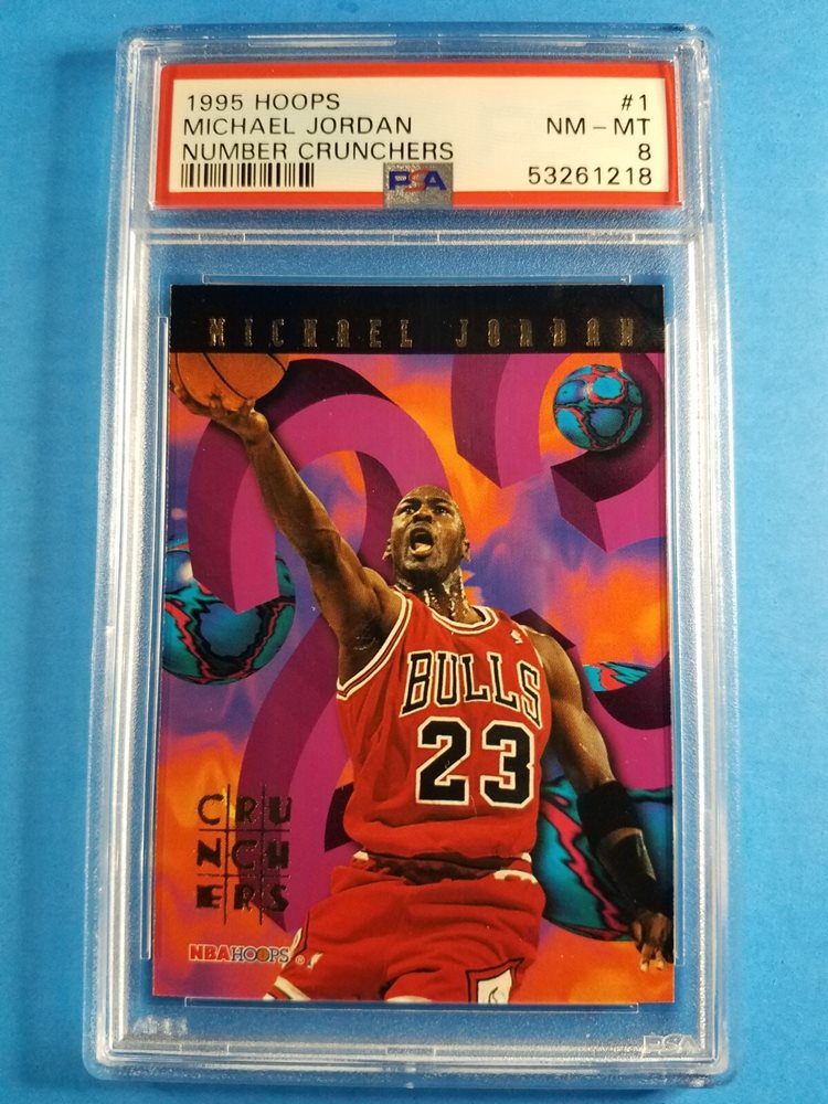 Auction Prices Realized Basketball Cards 1995 HOOPS NUMBER CRUNCHERS Michael Jordan