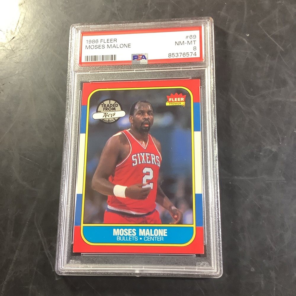 Auction Prices Realized Basketball Cards 1986 Fleer Moses Malone