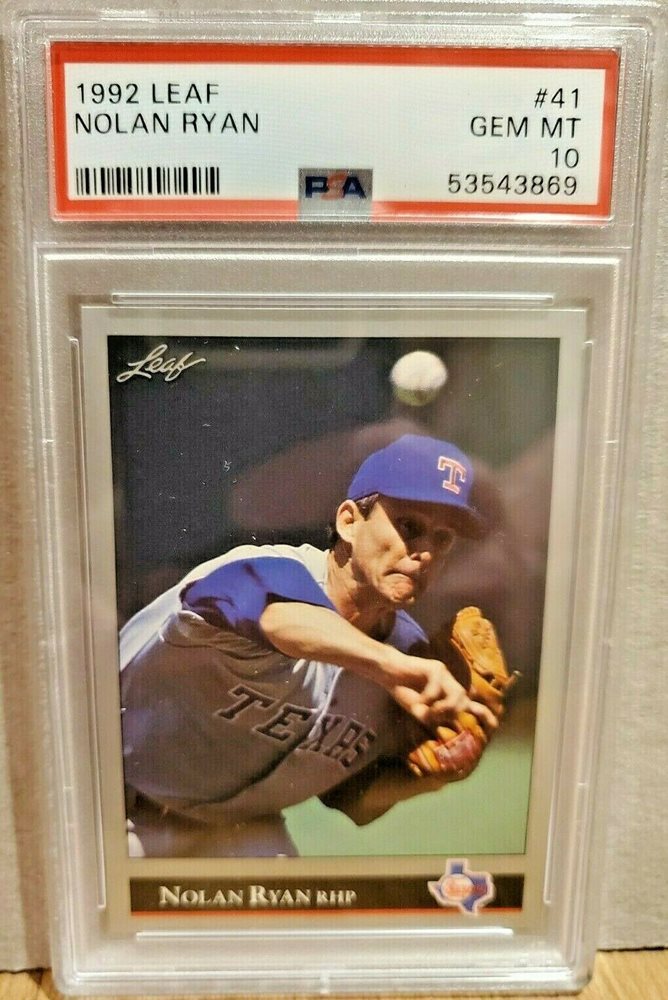 Auction Prices Realized Baseball Cards 1992 LEAF Nolan Ryan