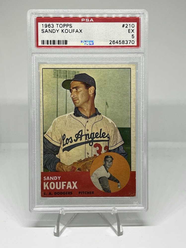 Auction Prices Realized Baseball Cards 1963 Topps Sandy Koufax