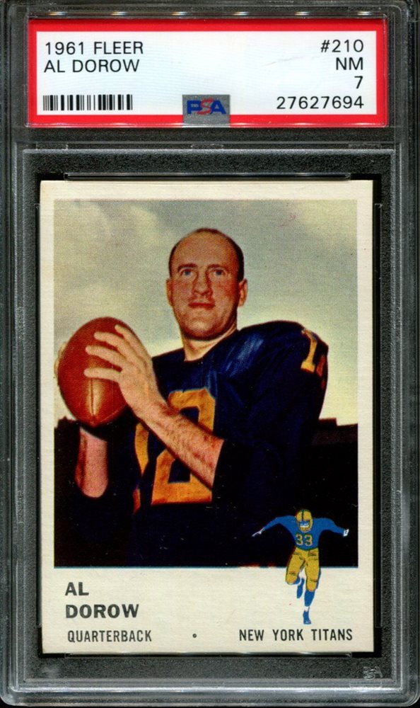 Auction Prices Realized Football Cards 1961 FLEER Al Dorow