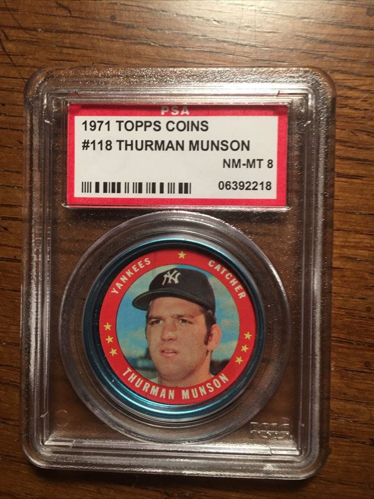 Auction Prices Realized Baseball Coins 1971 TOPPS COINS Thurman Munson