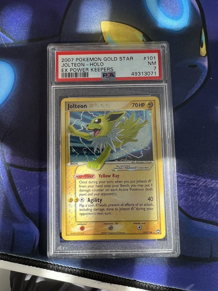 Auction Prices Realized Tcg Cards 2007 Pokemon Ex Power Keepers Jolteon-Holo