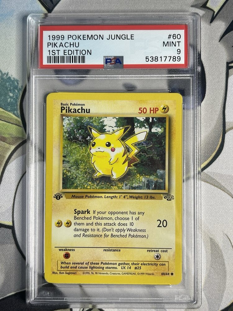 Auction Prices Realized Tcg Cards 1999 POKEMON JUNGLE Pikachu