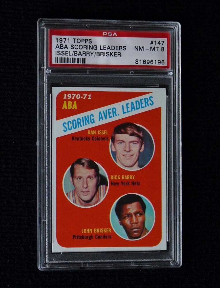 Auction Prices Realized Basketball Cards 1971 TOPPS Aba Scoring Average ...