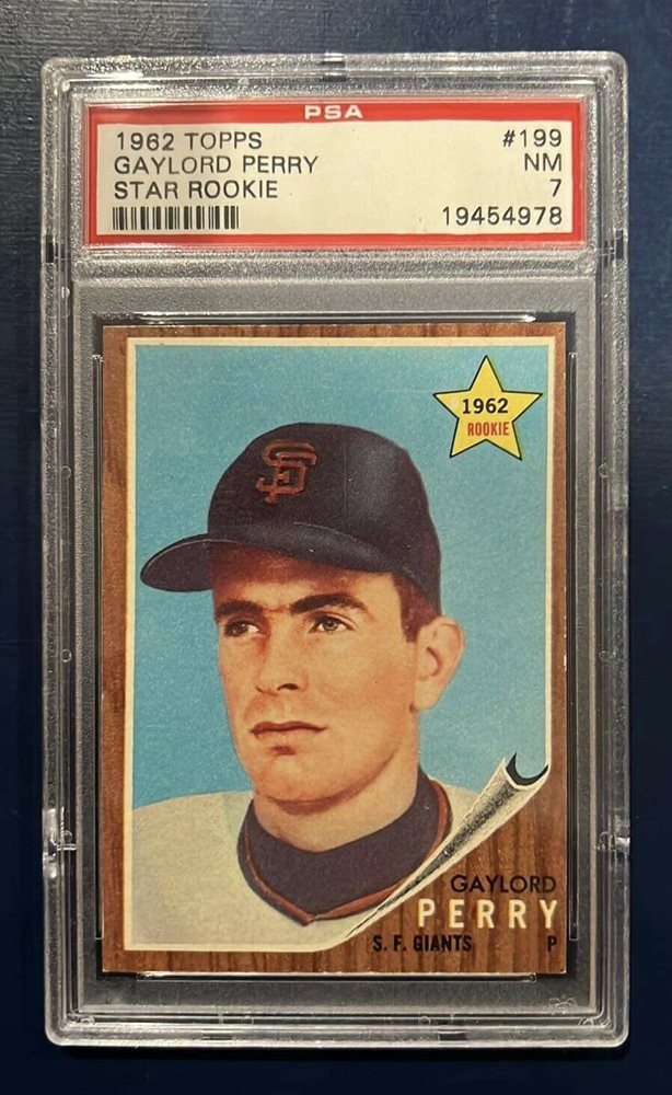 Art & Collectibles Memorabilia Rookie Reprint 1962 GAYLORD PERRY New ...