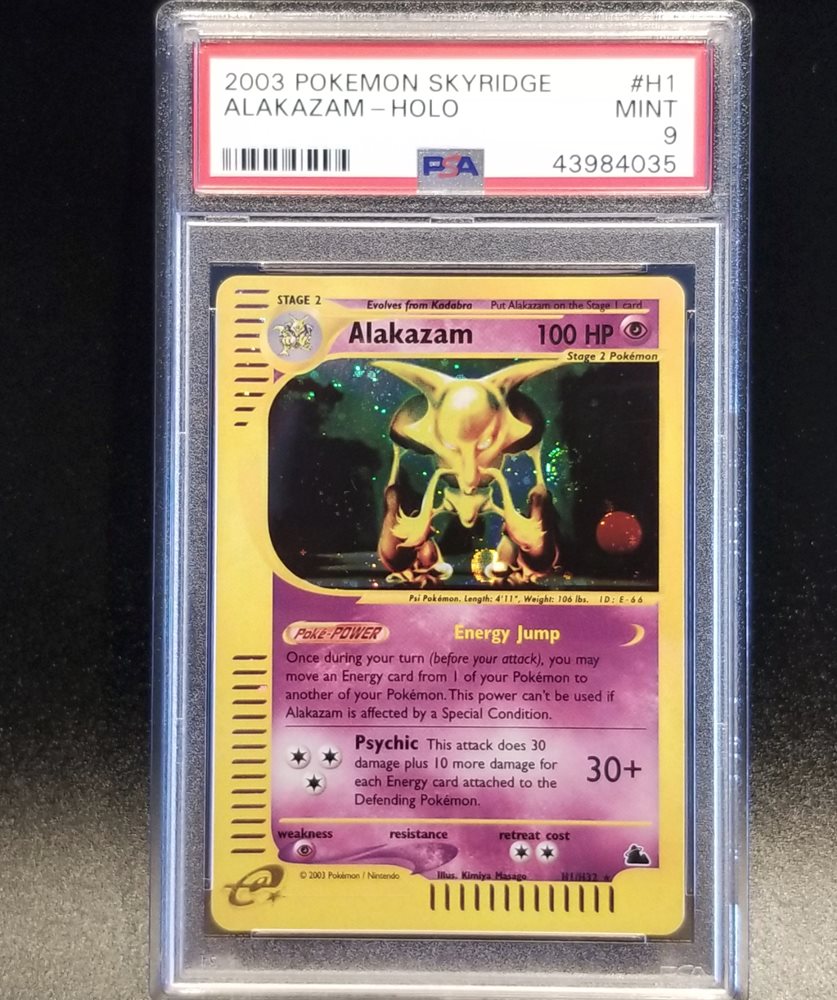 Auction Prices Realized Tcg Cards 2003 Pokemon Skyridge Alakazam-Holo