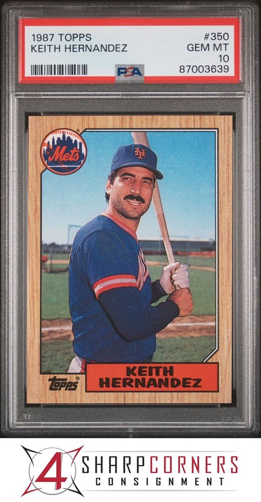 Auction Prices Realized Baseball Cards 1987 TOPPS Keith Hernandez