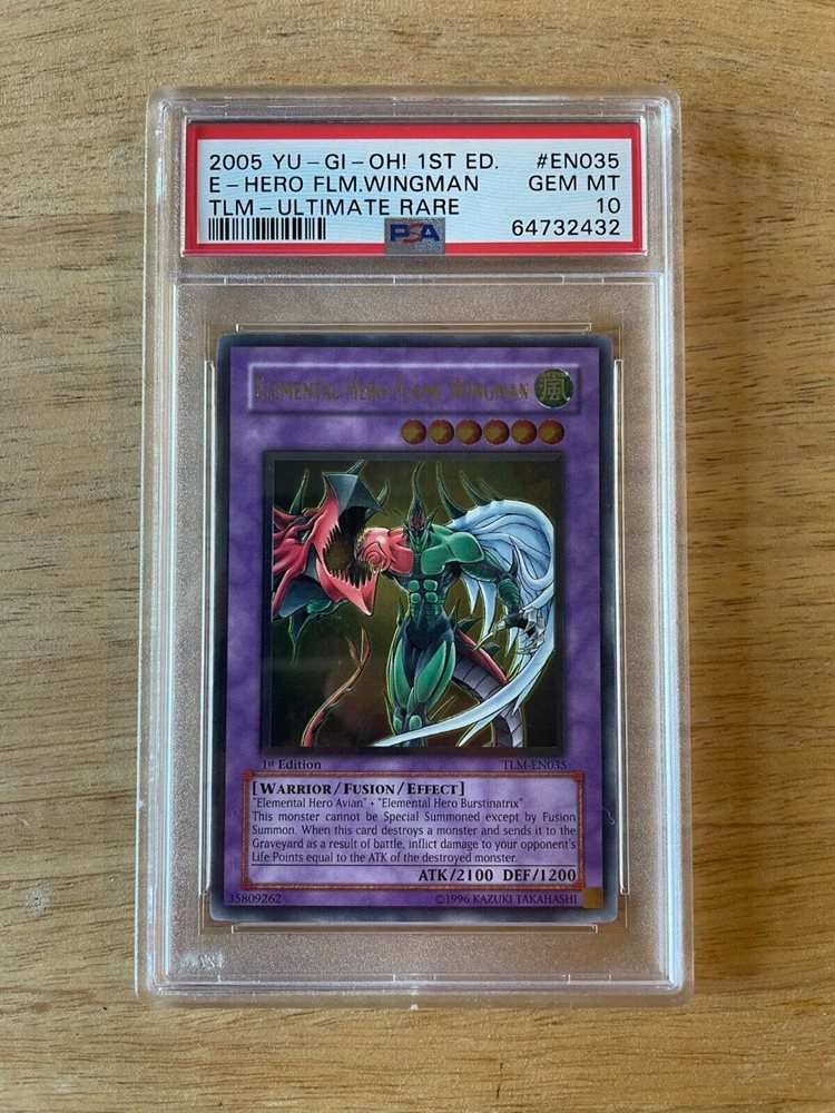 Auction Prices Realized Tcg Cards 2005 Yu-Gi-Oh! Tlm-The Lost Millennium Elemental Hero Flame ...