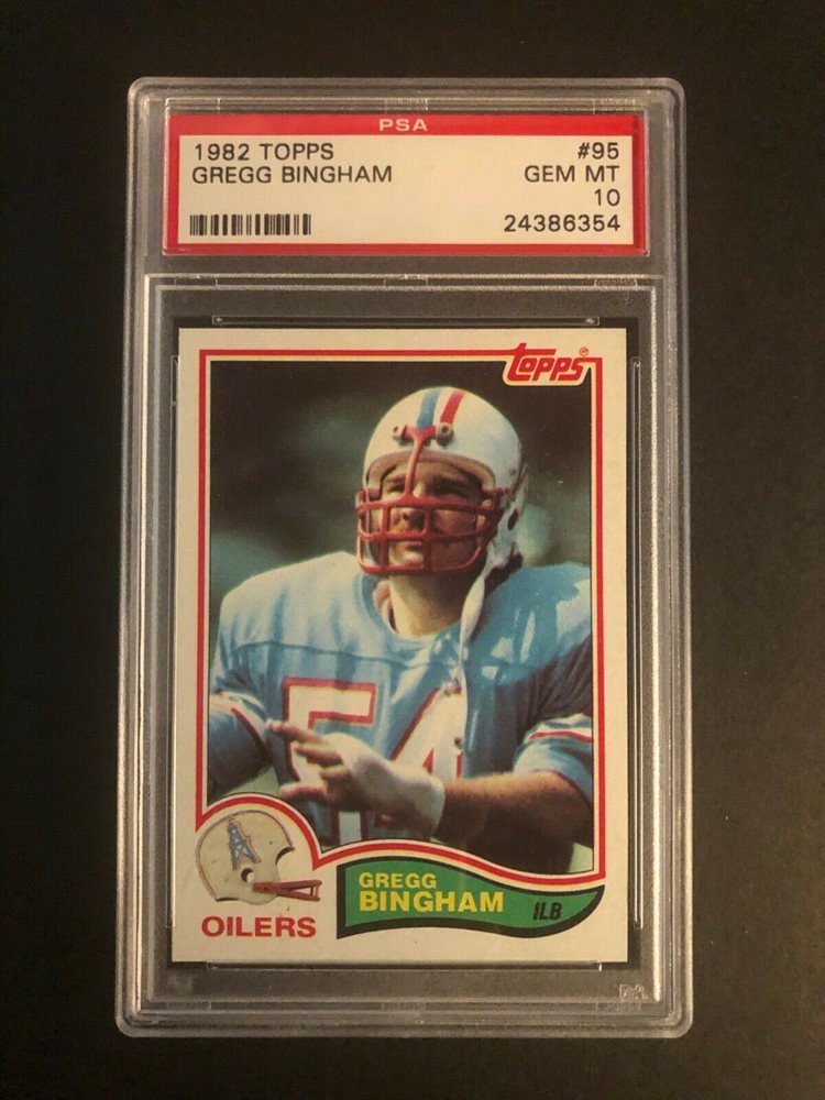 Auction Prices Realized Football Cards 1982 Topps Gregg Bingham