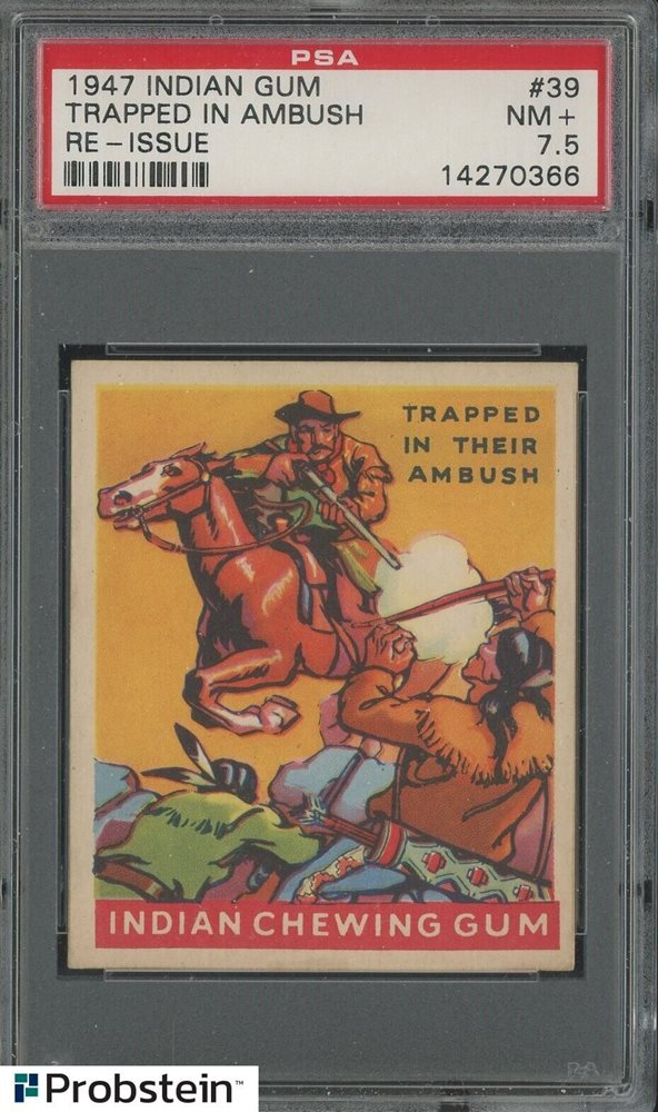 Auction Prices Realized Non-Sport Cards 1947 INDIAN GUM RE-ISSUE ...