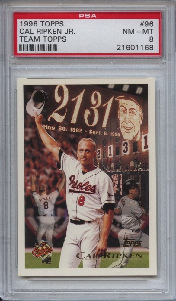 Auction Prices Realized Baseball Cards 1996 Topps Cal Ripken Jr. TEAM TOPPS