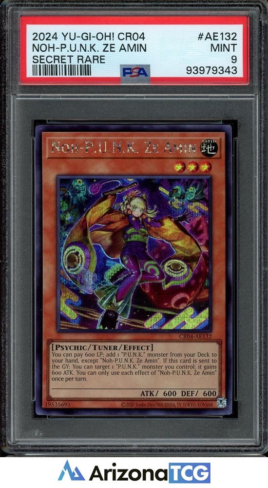 Auction Prices Realized Tcg Cards 2024 YU-GI-OH! ASIAN-ENGLISH CR04-CREATION PACK 04 Noh-P. U. N ...