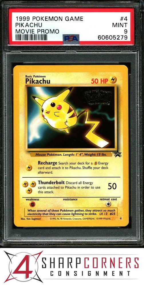Pokemon Pikachu Card Original